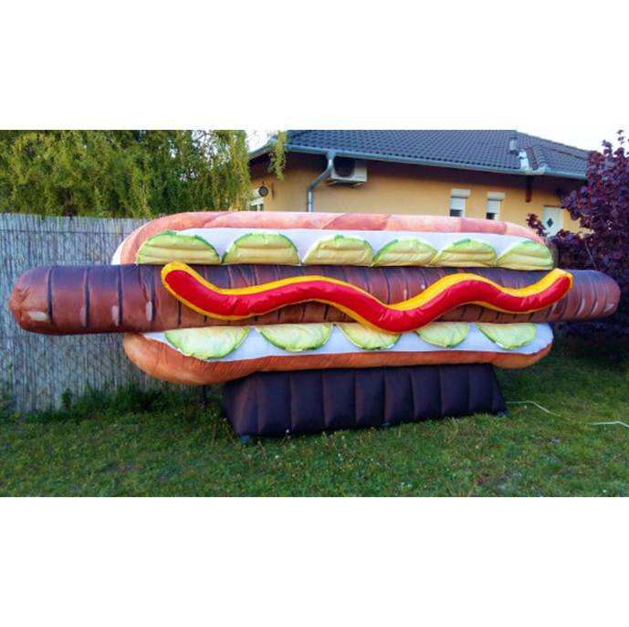 AIR promotionInflatable sausage in baguette as roof advertisement - AIR ...